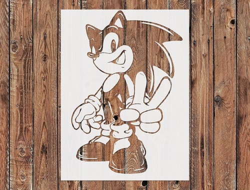 Sonic Villain Blockbuster Stencil Template Reusable, Wall Art & DIY ...