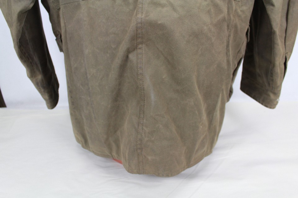 FILSON VINTAGE WAXED UPLAND BIRD FIELD JACKET MADE IN USA STYLE 466 ...