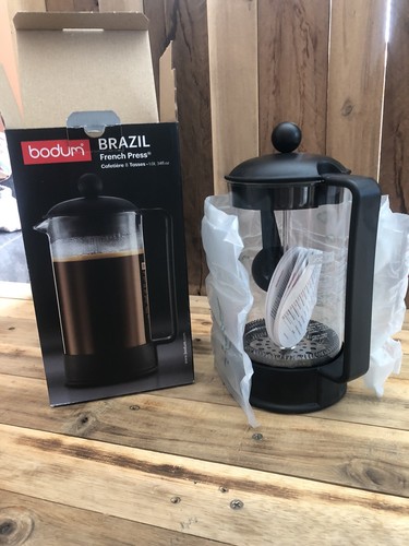 BODUM Brazil 8-Cup French Press Coffee Maker 34-oz Black. Never Been ...