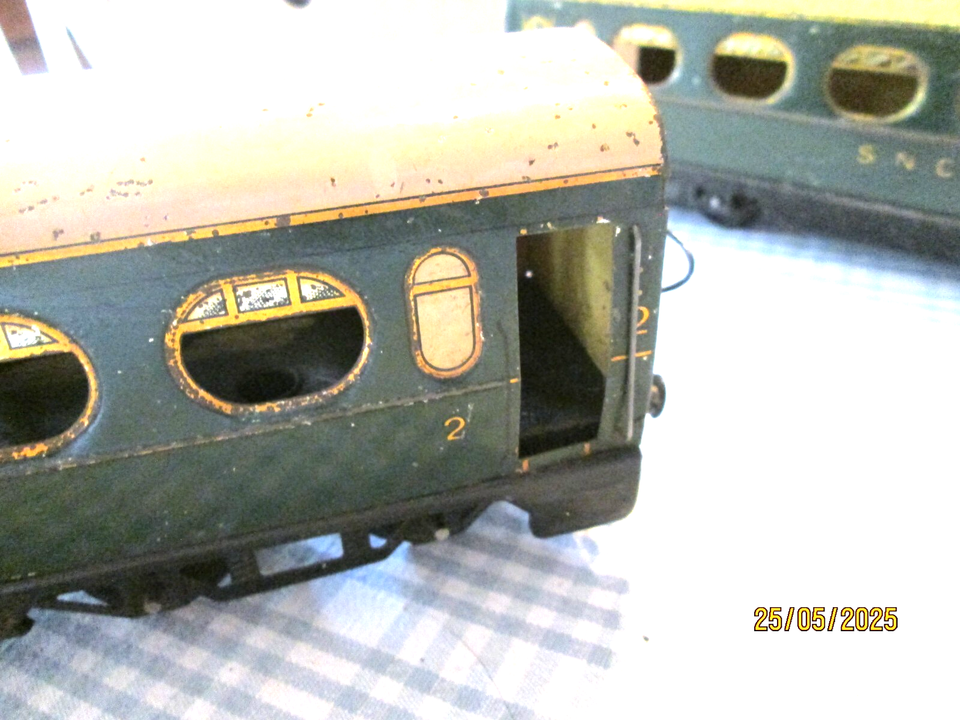 2 x French Hornby O Gauge - SNCF Passenger Coaches-Unboxed | eBay UK