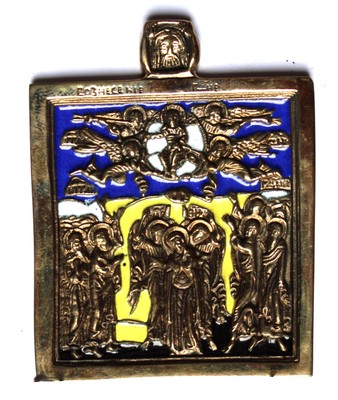 Icons - Brass Enameled Icon