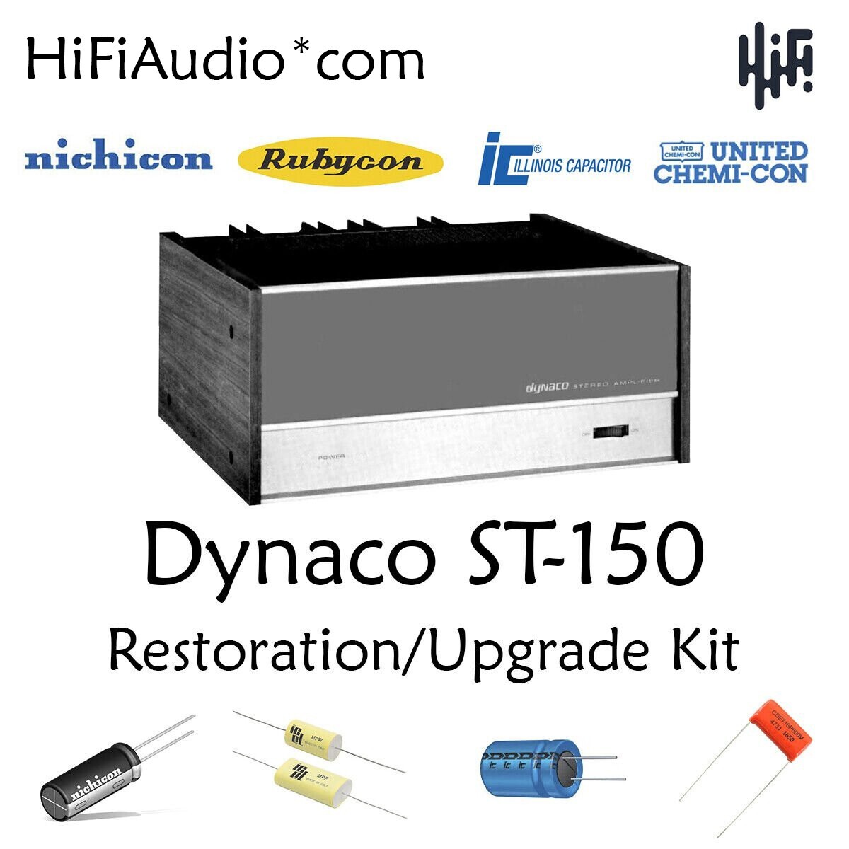 Dynaco ST-150 Amplifier Restoration Kit repair upgrade recap capacitor ...