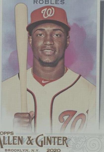 2020 Topps Allen & Ginter's - Victor Robles #54 Silver Portrait for ...