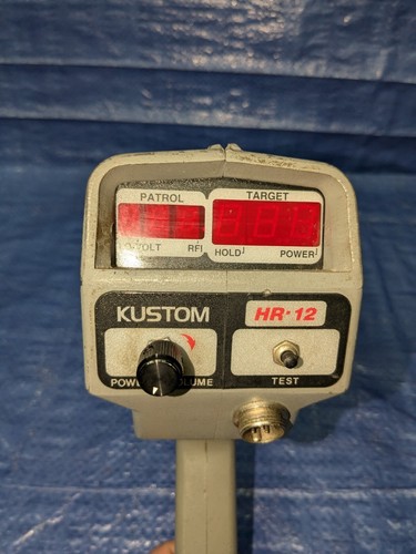 Kustom Signals Hr-12 HR12 K Band MPH Actual Moving Stationary Police ...