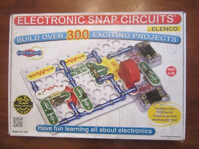 Elenco Electronic Snap Circuits SC-300 Kit~Build Projects~Science~Learn ...