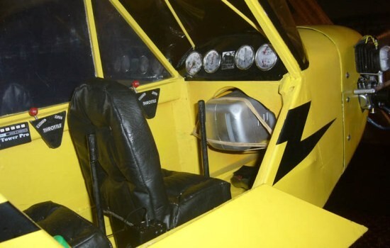 RC plane Piper J3 Cub 1/4 scale Continental Dummy Engine ONLY , Rc ...