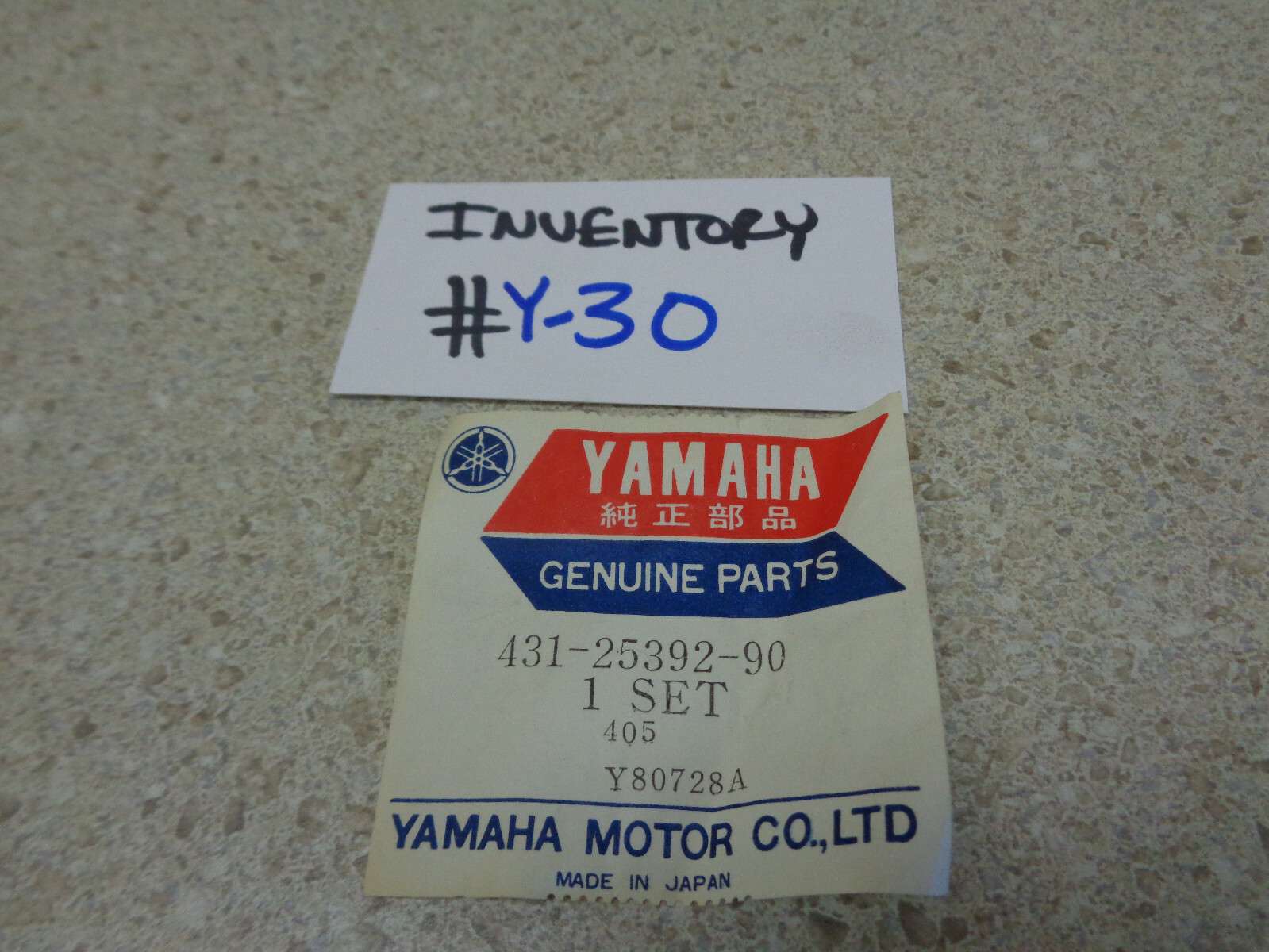 NOS Yamaha Spoke Set # 431-25392-90-00 YZ-360-B YZ-250-A TT-500 MX-400 ...