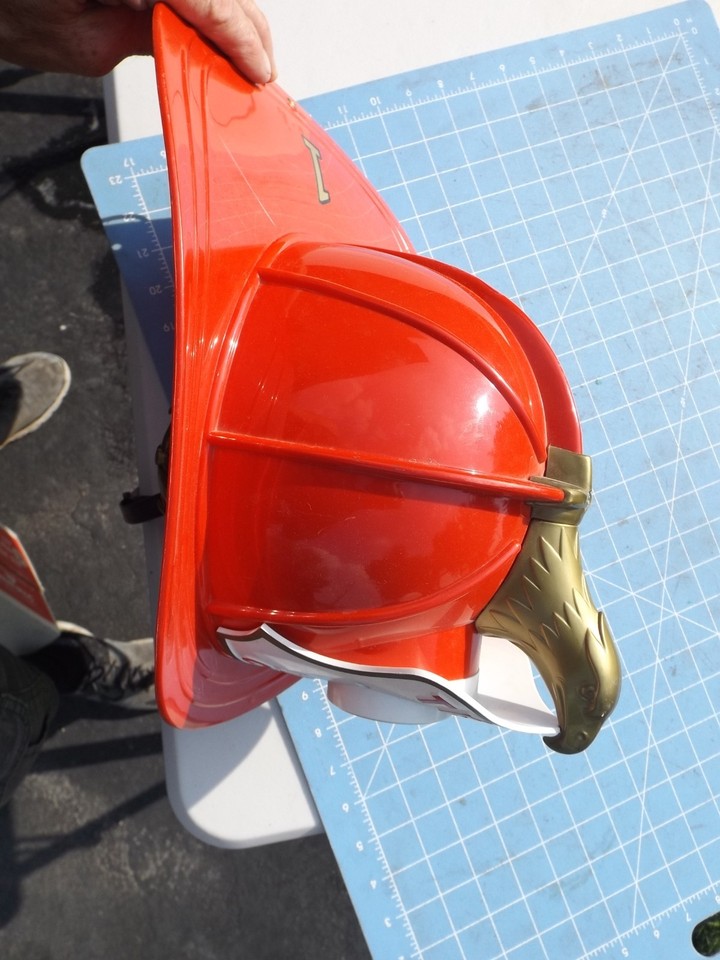 Vint. Texaco Fire Chief Vintage Toy Fireman Helmet 1960s Microphone And ...