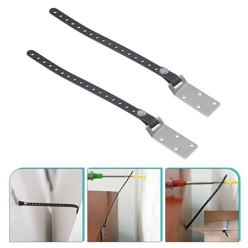 2 Pcs Anti-fall Device Wall Secure Anchor for Furniture Bookshelf ...