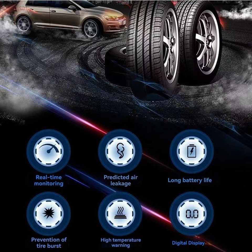USB Android TPMS Tire Pressure Monitoring System 5V for Navigation ...