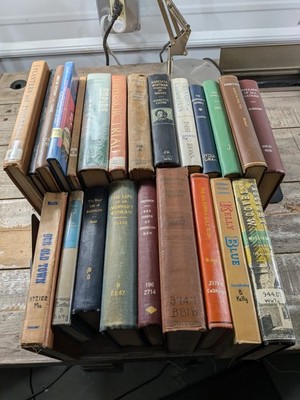 23 Vintage Mid-1900s Ex-Library Book Lot "History, Novels, etc." | eBay
