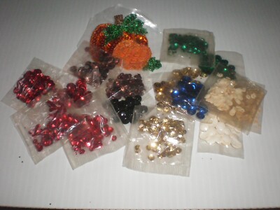Lot of 16 Packages of Sequins Sewing/ Craft Supplies Multiple Colors ...