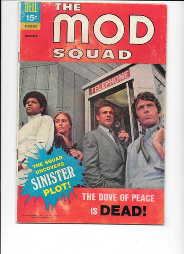 Mod Squad #4 1970 FN Dell Comics | eBay