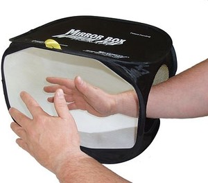 Folding Mirror Therapy Box. stroke rehab, phantom limb pain, CRPS, hand ...