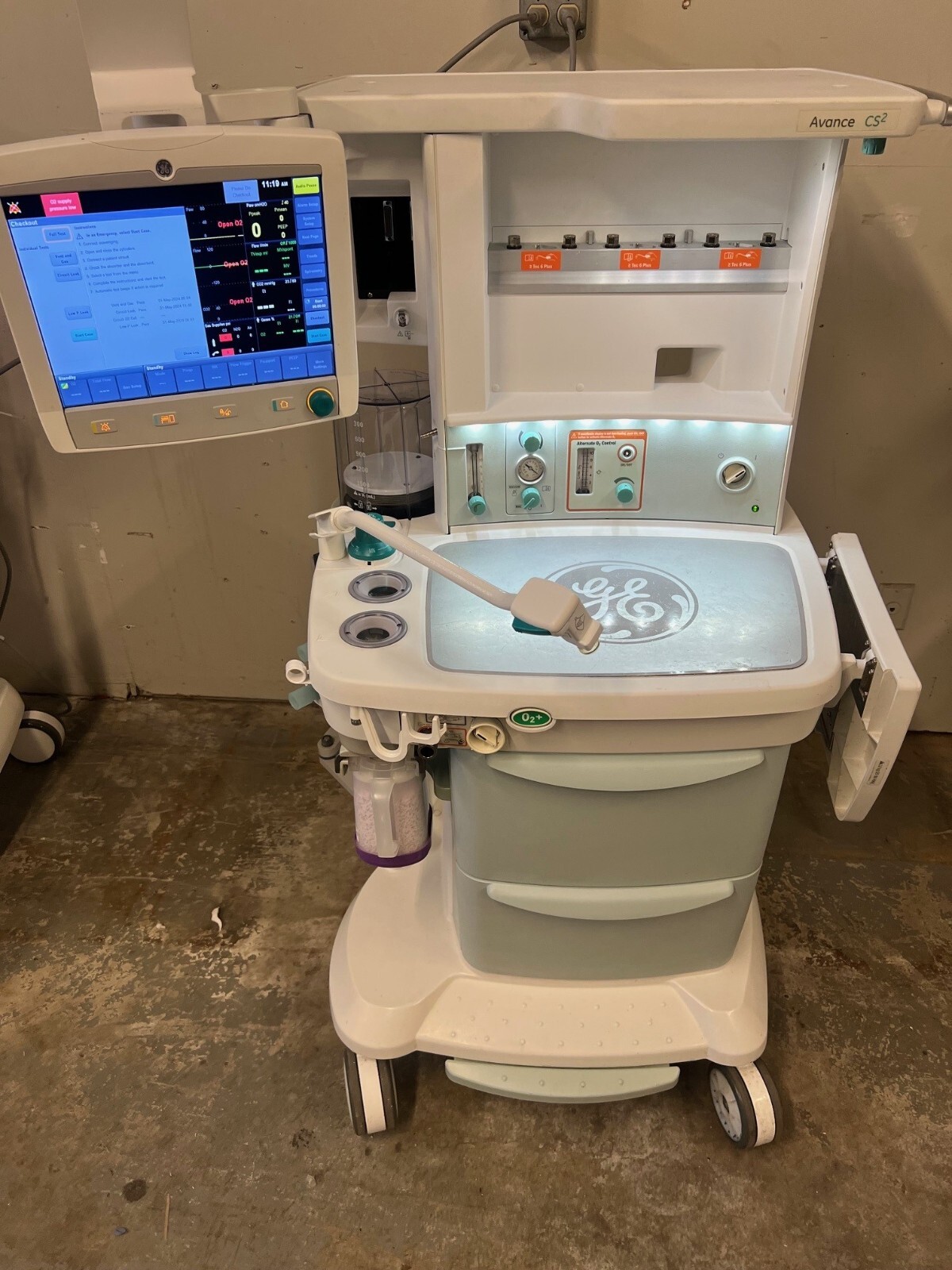 GE Avance CS2 Anesthesia Machine | eBay