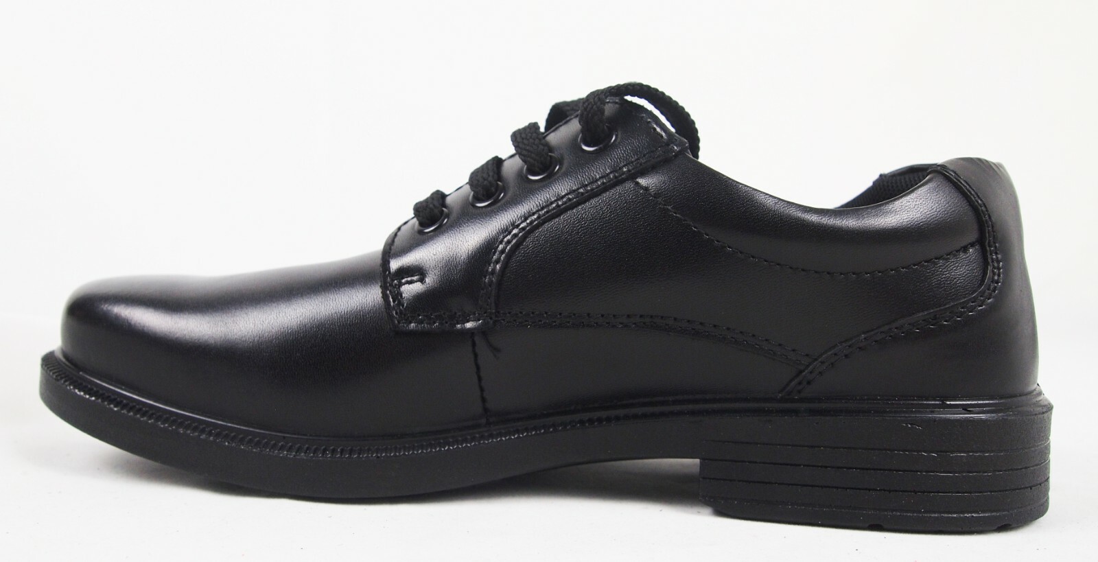 2 Pairs Harrison Scholar Senior Black Leather School Shoes Size 5 ...