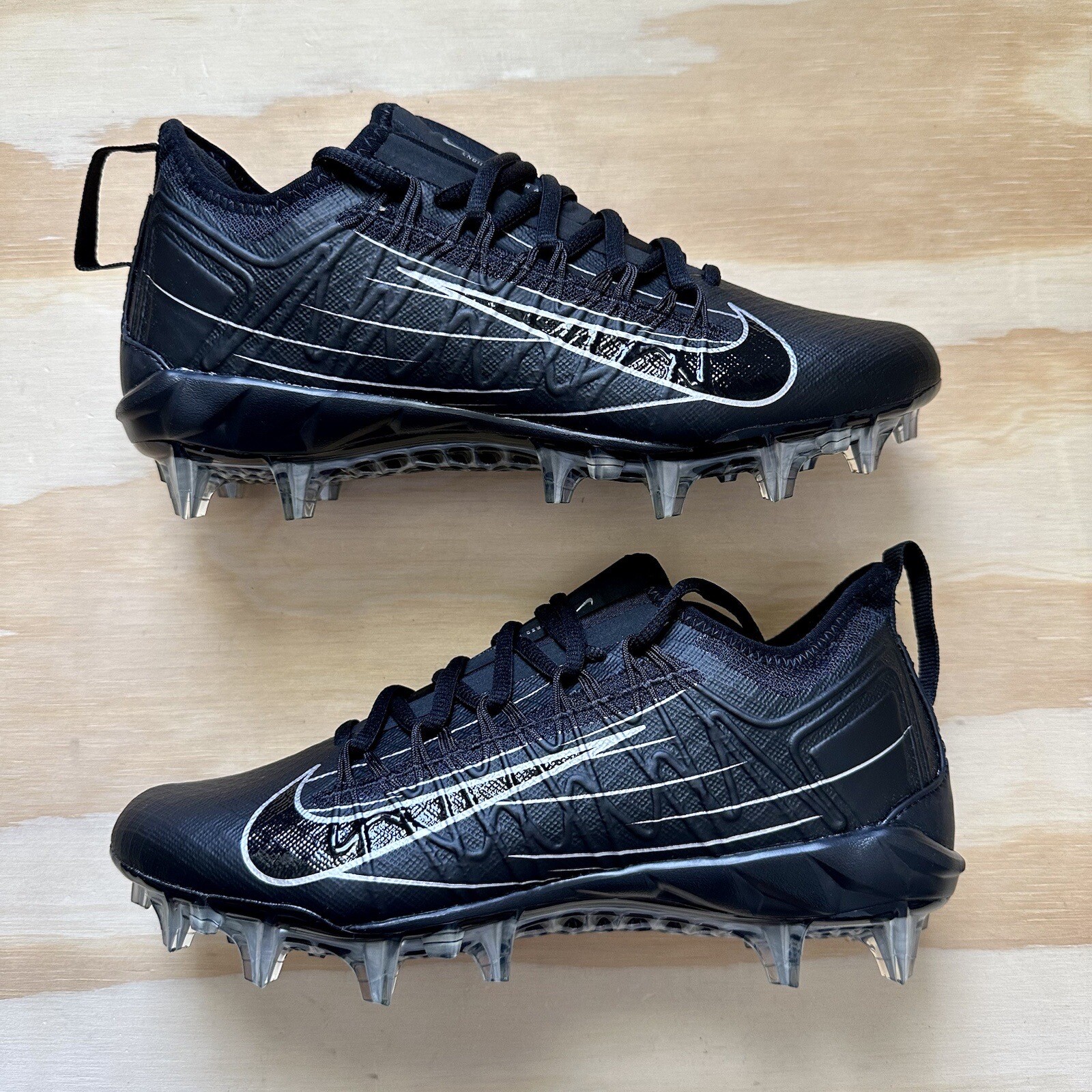 Nike Alpha Huarache 7 Pro LE Lacrosse Black Cleats AR3144-001 Men 6 ...