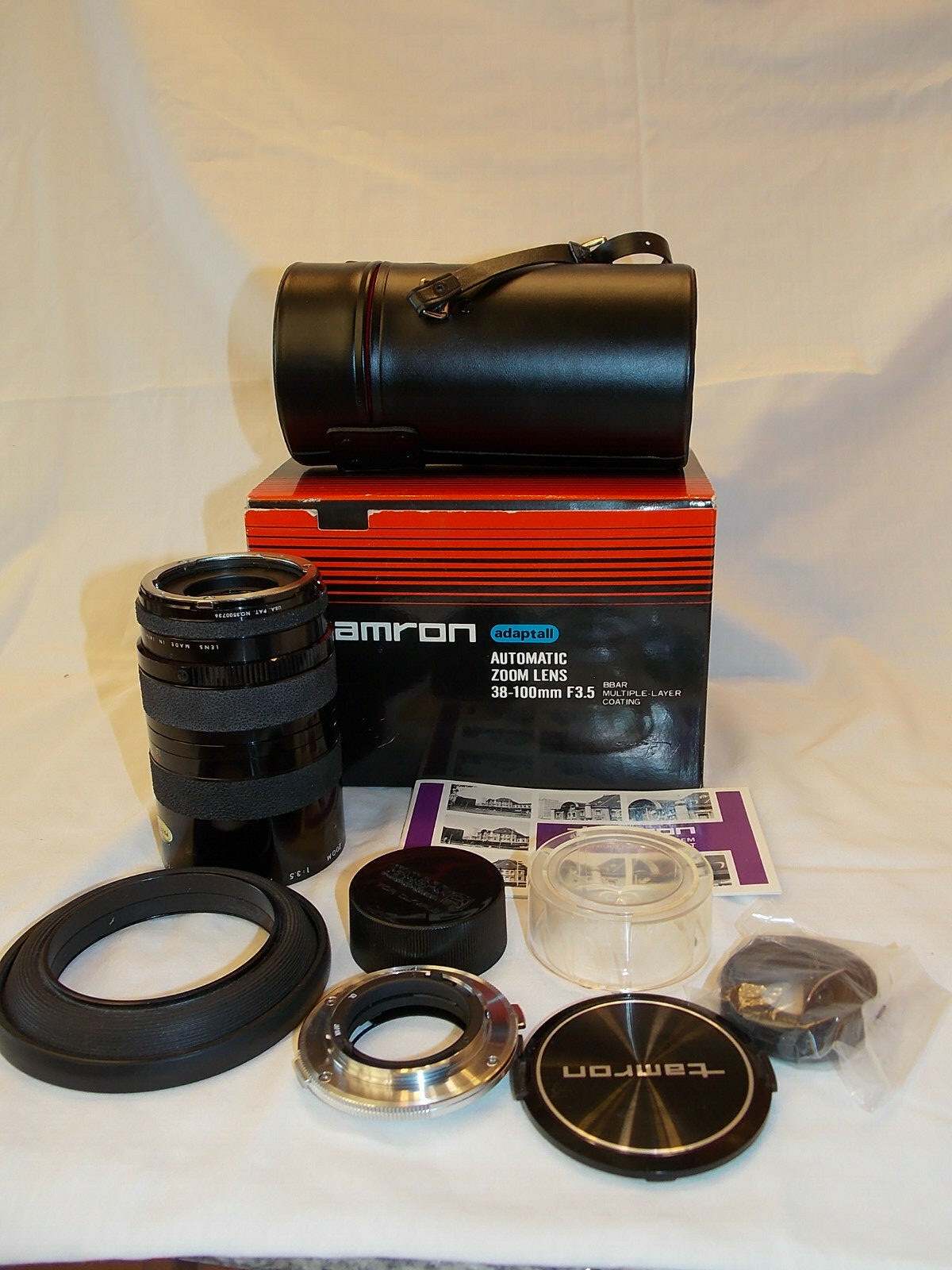 tamron adaptall automatic zoom lens 38-100mm f/3.5 lens w/ Olympus ...