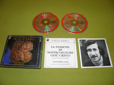 Jommelli - La Passione Di Gesu - Sacchetti - W. Germany 2xCD Full ...