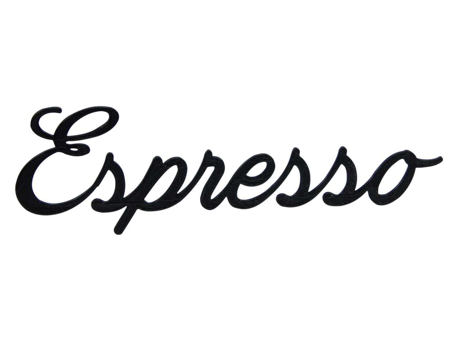 Espresso Word Art Sign Coffee Home Decor Wall Hanging Cursive Script ...