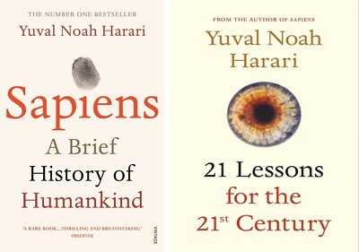 Yuval Noah Harari 2 Books Set: Sapiens & 21 Lessons For The 21st ...