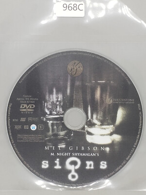 Signs (DVD, 2002) Disc Only No Tracking 786936197594| eBay