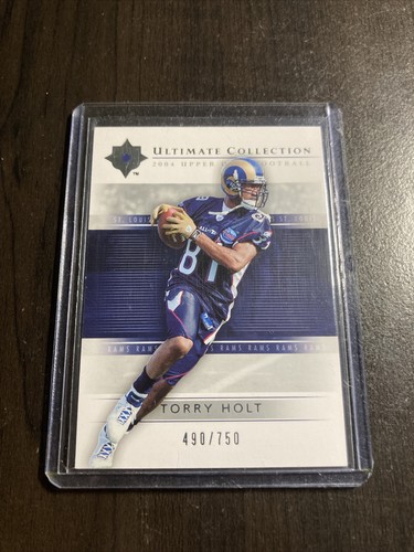 Torry Holt Ultimate Collection LIMITED CARD 490/750 UD NFL 2004 T8-270 ...