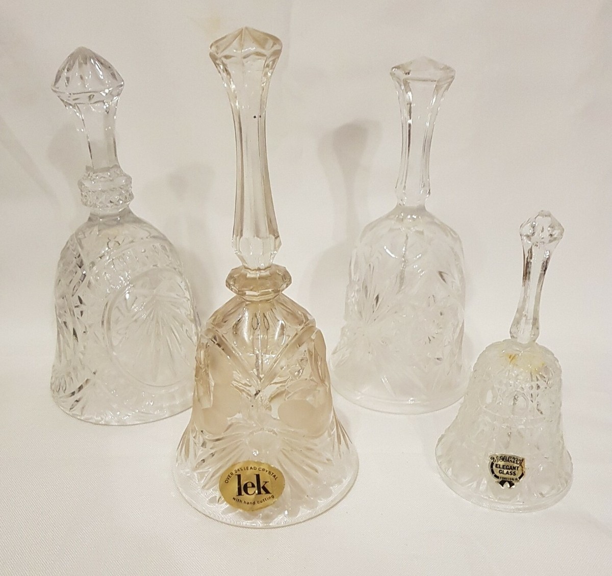 Unique Blown Glass Bells For Sisters German Crystal Bell Etsy