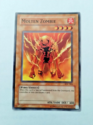 Yu-Gi-Oh! TCG Molten Zombie Invasion of Chaos IOC-064 Unlimited Common ...
