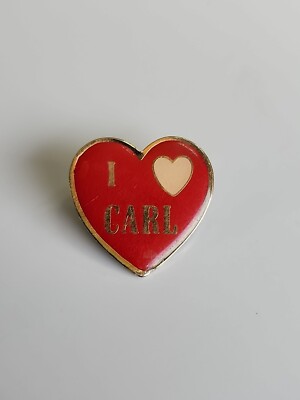 I ️ Carl Lapel Hat Jacket Pin Heart Shape | eBay