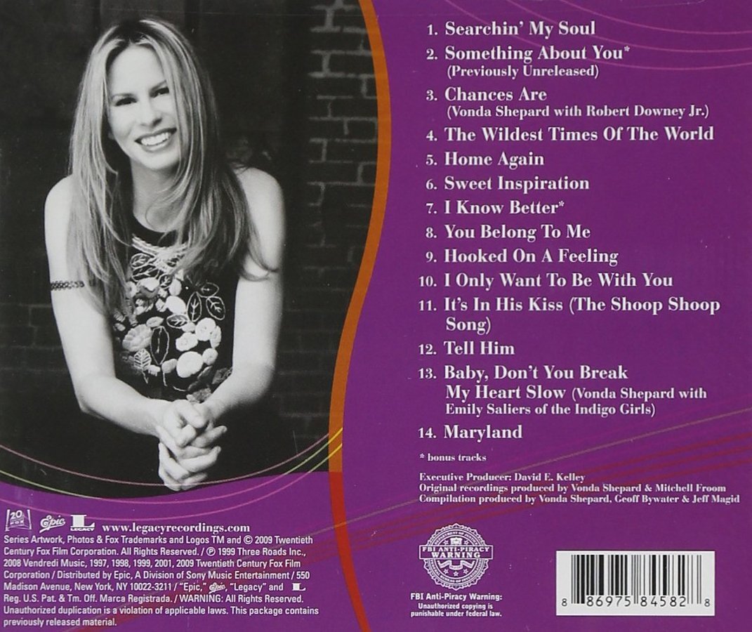 The Best of Ally McBeal: The Songs of Vonda Shepard by Vonda Shepard ...
