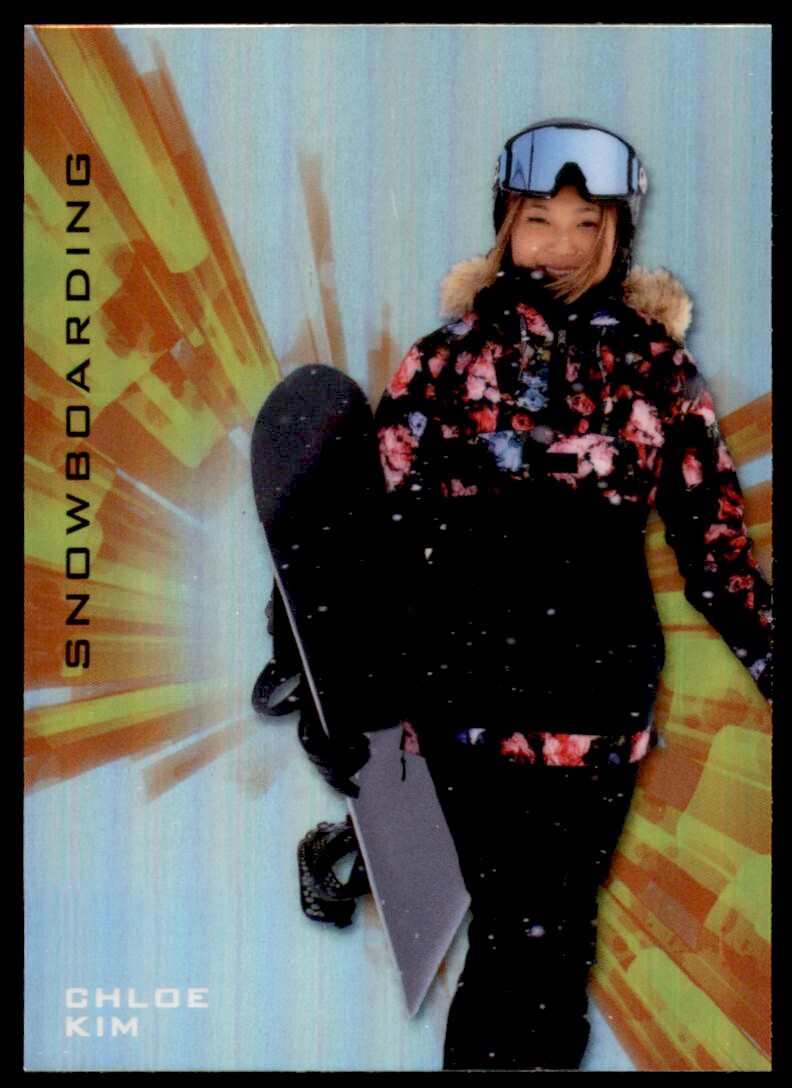 2021 Goodwin Champions Goudey Platinum Rainbow #G17 Chloe Kim Upper ...