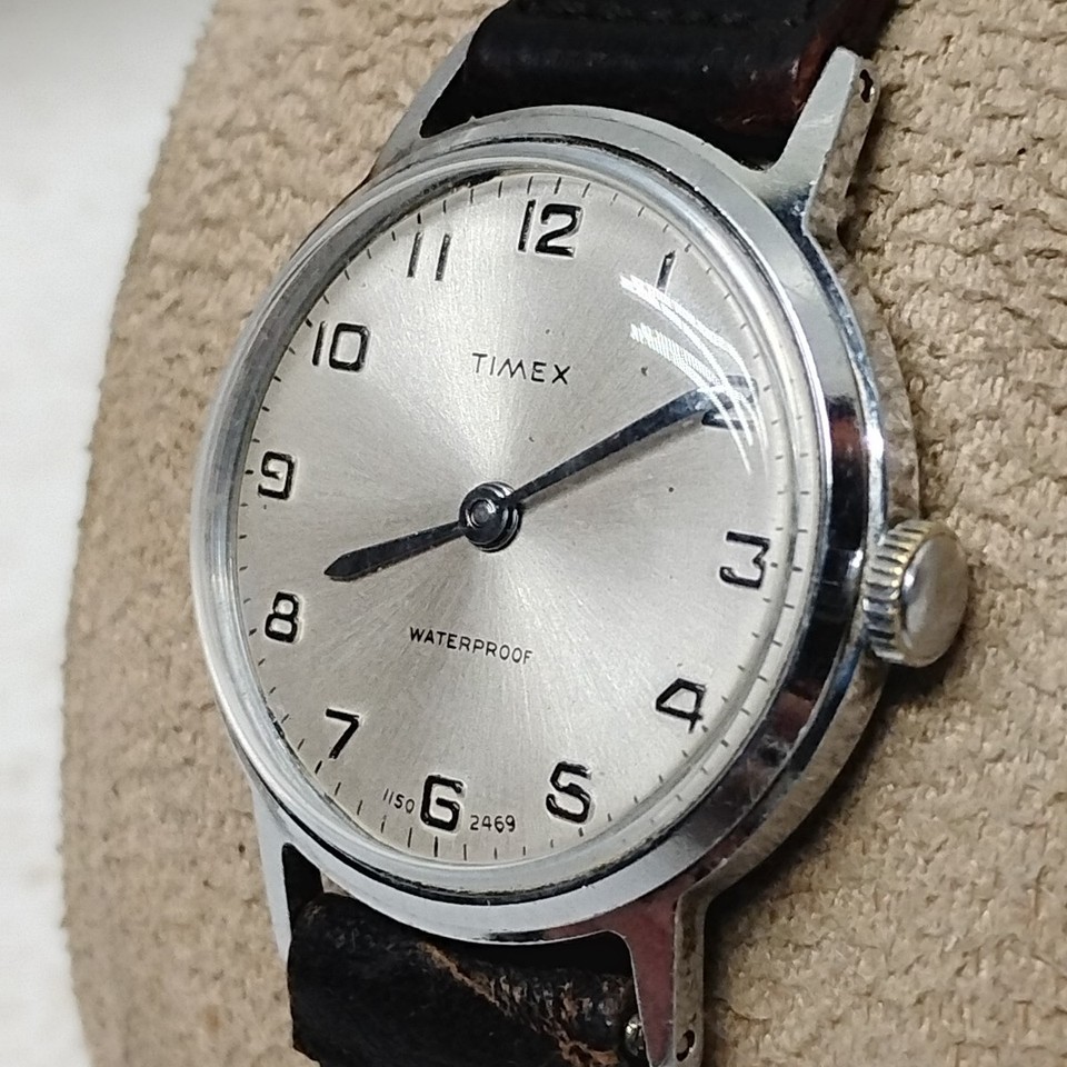 1969 Men's 31mm TIMEX Sprite Chrome Plated Watch Made in Great Britain ...