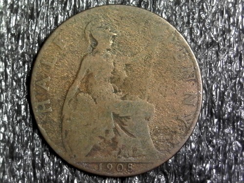 1908 Great Britain Half Penny Foreign, World Coin KM#793.2 (z1120) | eBay