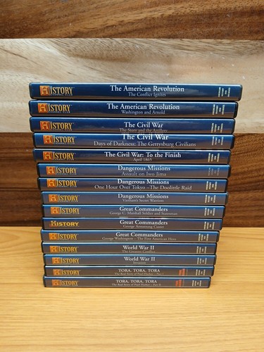 Lot Of 15 The History Channel Club DVDs World War Civil War Great ...