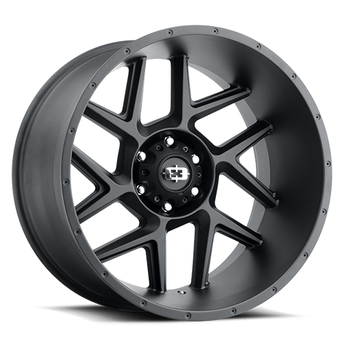 4 New 20x9 Vision 360 Sliver Satin Black 8x165.1 8x6.5 ET12 Wheels Rims ...