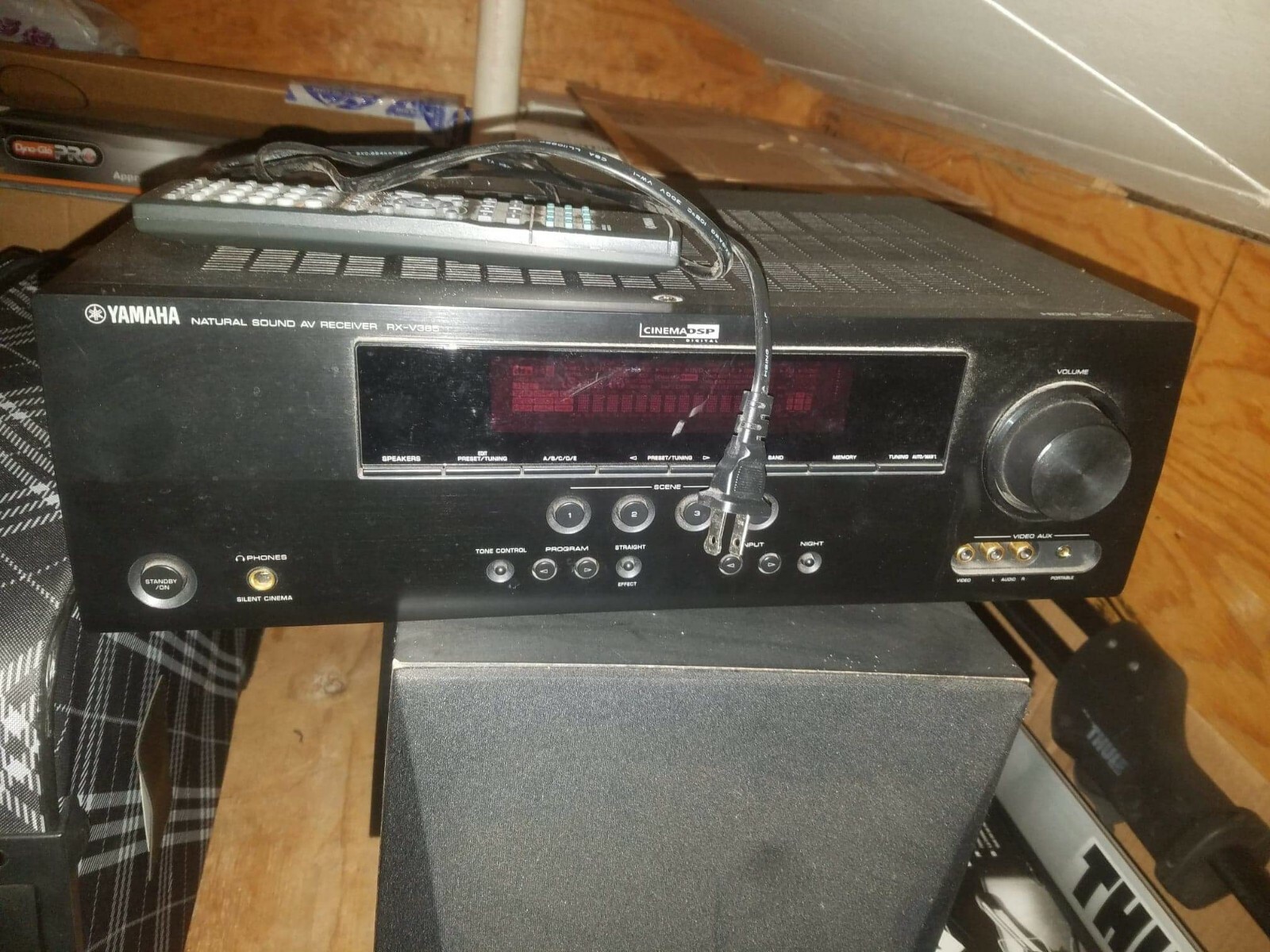 Yamaha rx-v365 home theatre Stereo Reciever With 2 Yamaha Speakers | eBay