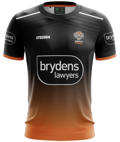 Wests Tigers Training Tee Shirt Sizes 3XL & 4XL Available NRL Steeden ...