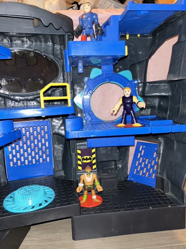 Fisher Price Imaginext Marvel Batman Batcave Gotham Jail Penguin Sub ...