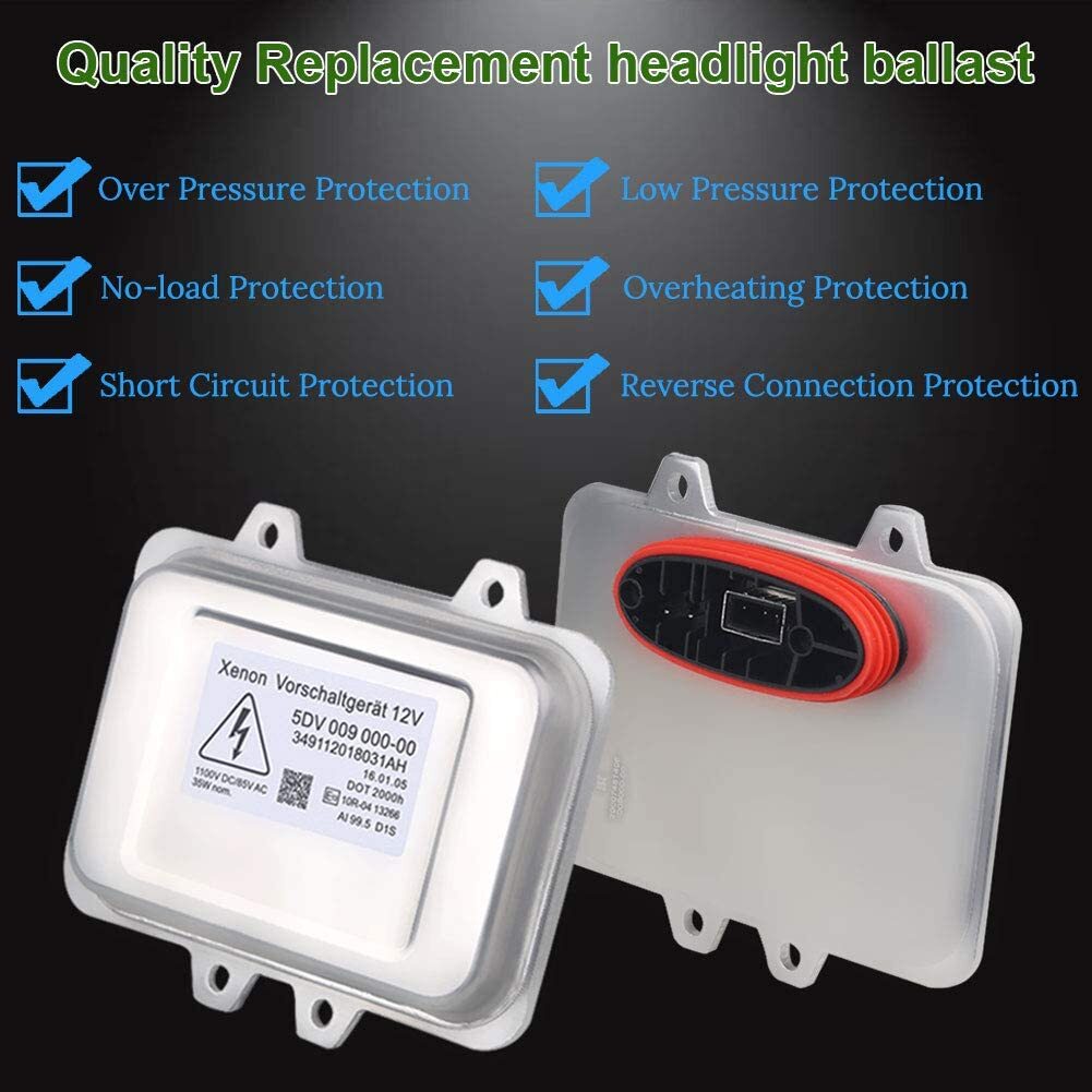 2x HID Xenon Ballast Control Unit 5DV00900000 For BMW E60 E61 E65 E66 E70 X5 X6 | eBay