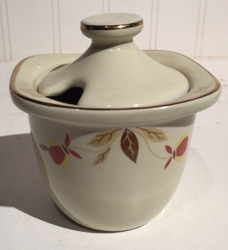 Limited Edition Hall Autumn Leaf 1992 Condiment Jar China Specialties ...