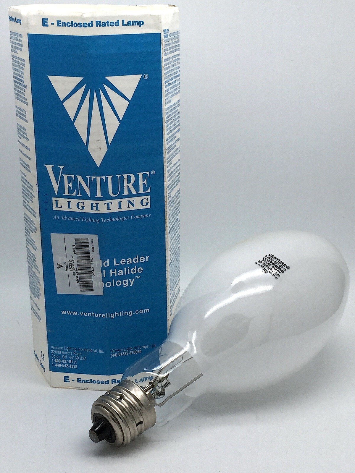 VENTURE HID MP350W/C/V/UVS/PS Metal Halide Coated Lamp 350W Pulse Start ...