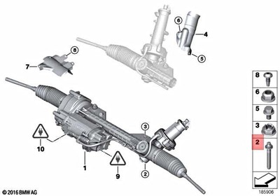New Genuine Rack and Pinion Bolt 32106773068 for BMW | eBay