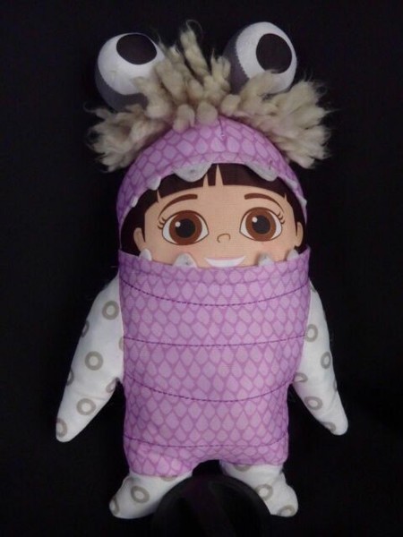 Disney Pixar Monsters Inc Boo Talking Plush Stuffed Doll in Costume 12 ...