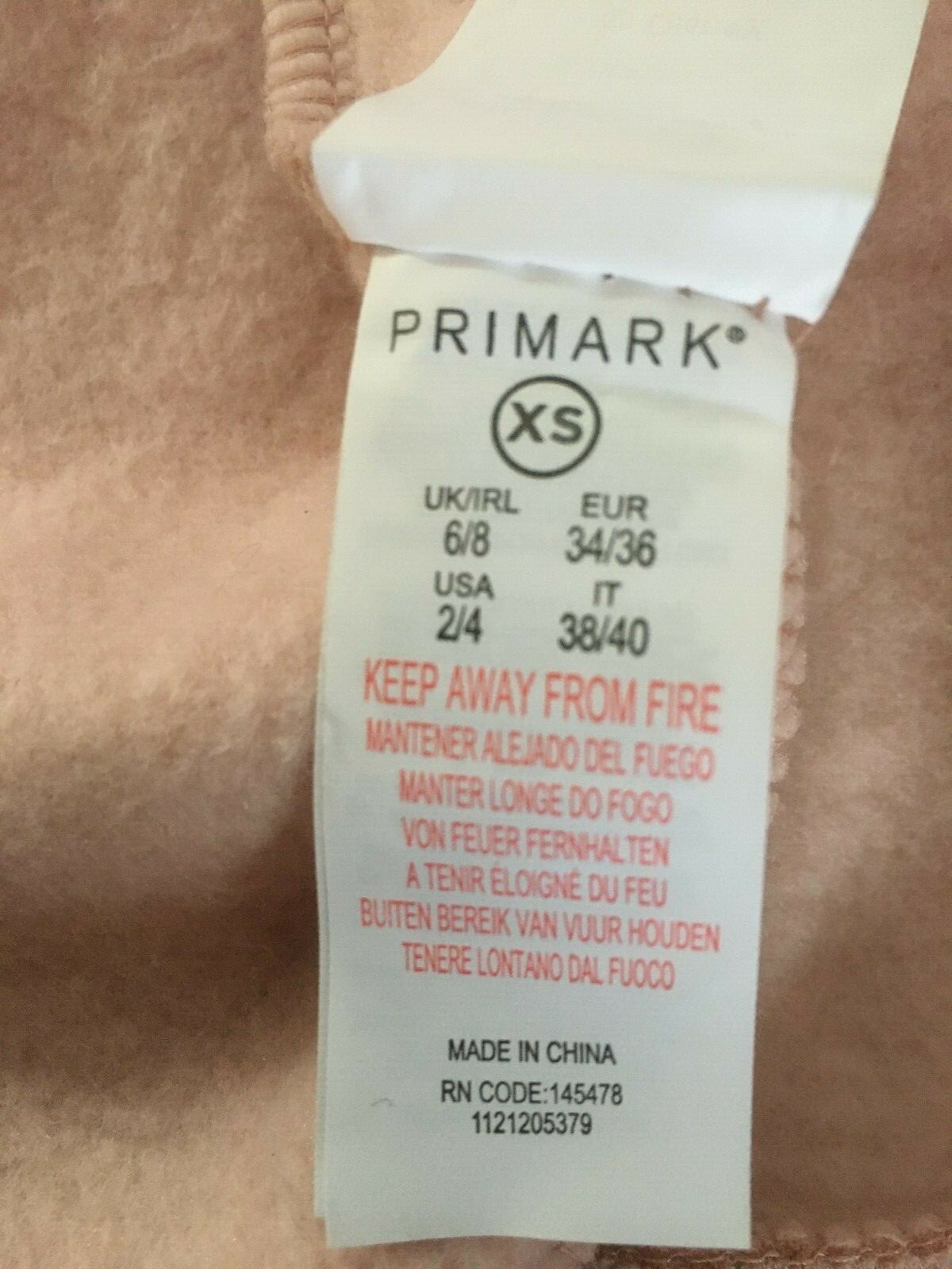 Disney Girls Primark Bambi PInk Thumper Sweatshirt XS UK 6-8 Bunny ...