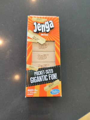 Jenga Mini Game - New in Box - Compact Fun for Travel & Parties - Ages ...