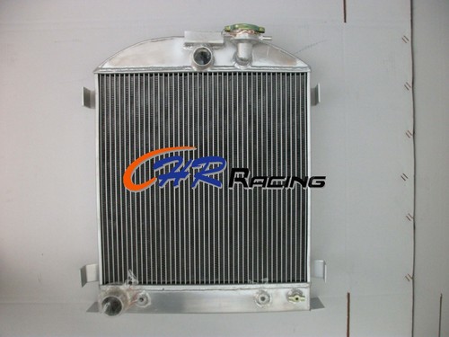 3 Row 64mm Aluminum Radiator for 1932 Ford Chopped Ford Engine AT MT ...
