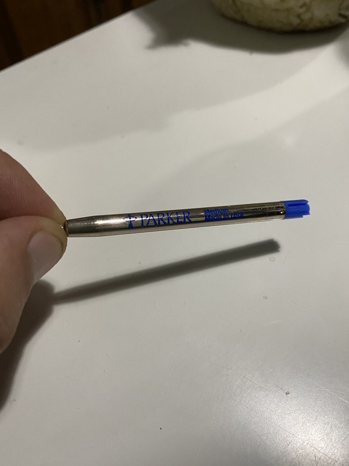 Parker 45 Cap Actuated Ballpoint Pen, Stainless Steel Flighter Model ...