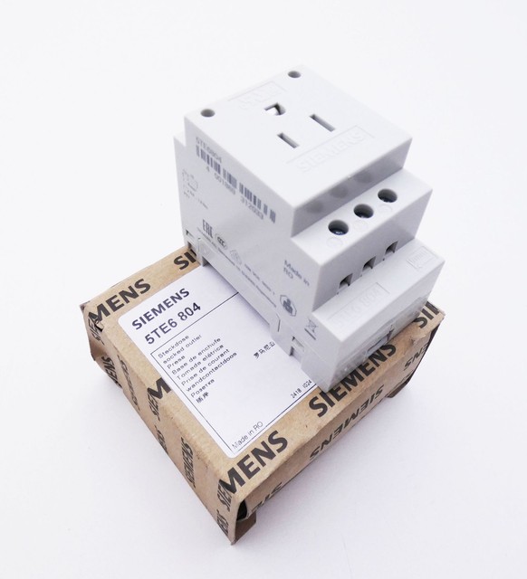 Siemens Is Steckdose 15a/ac125v nach IEC 60083 Ulau 5TE6804 for sale ...