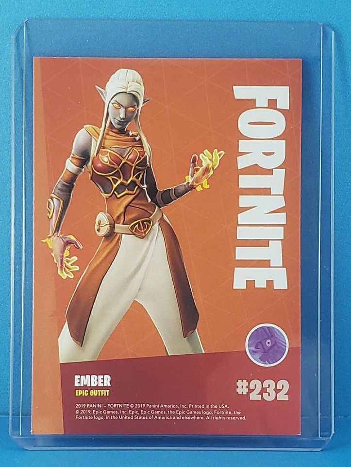 2019 Panini Fortnite EMBER EPIC Outfit #232 | eBay